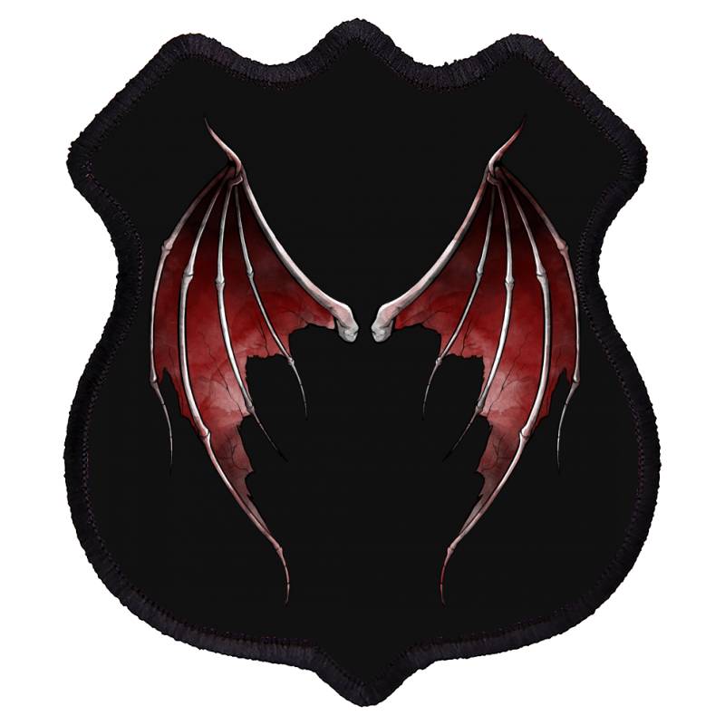 Custom Devil Wings Shield Patch By Nemimakeit - Artistshot